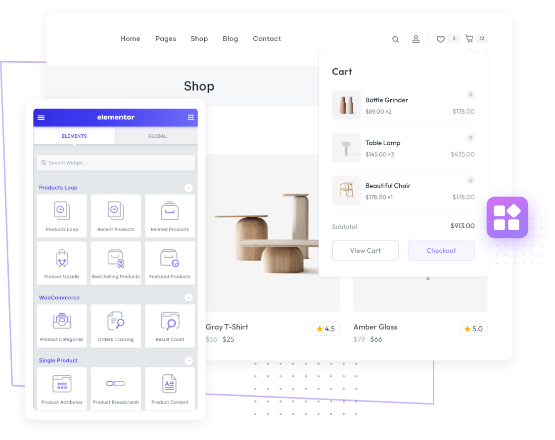 Elementor Widgets for WooCommerce