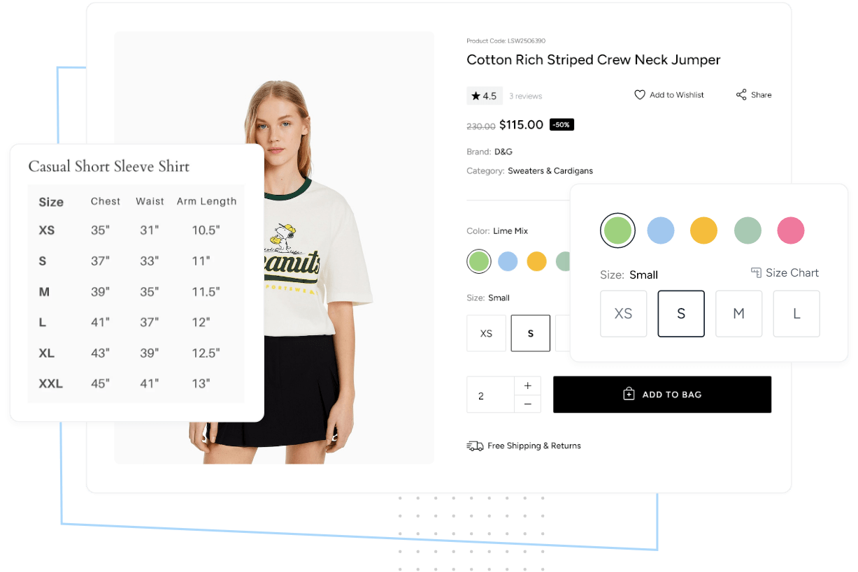 Size Chart - ShopPress